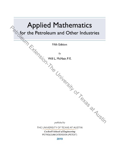 Page 2 - Appplied Mathematics for the Petroleum and Other Industries ...